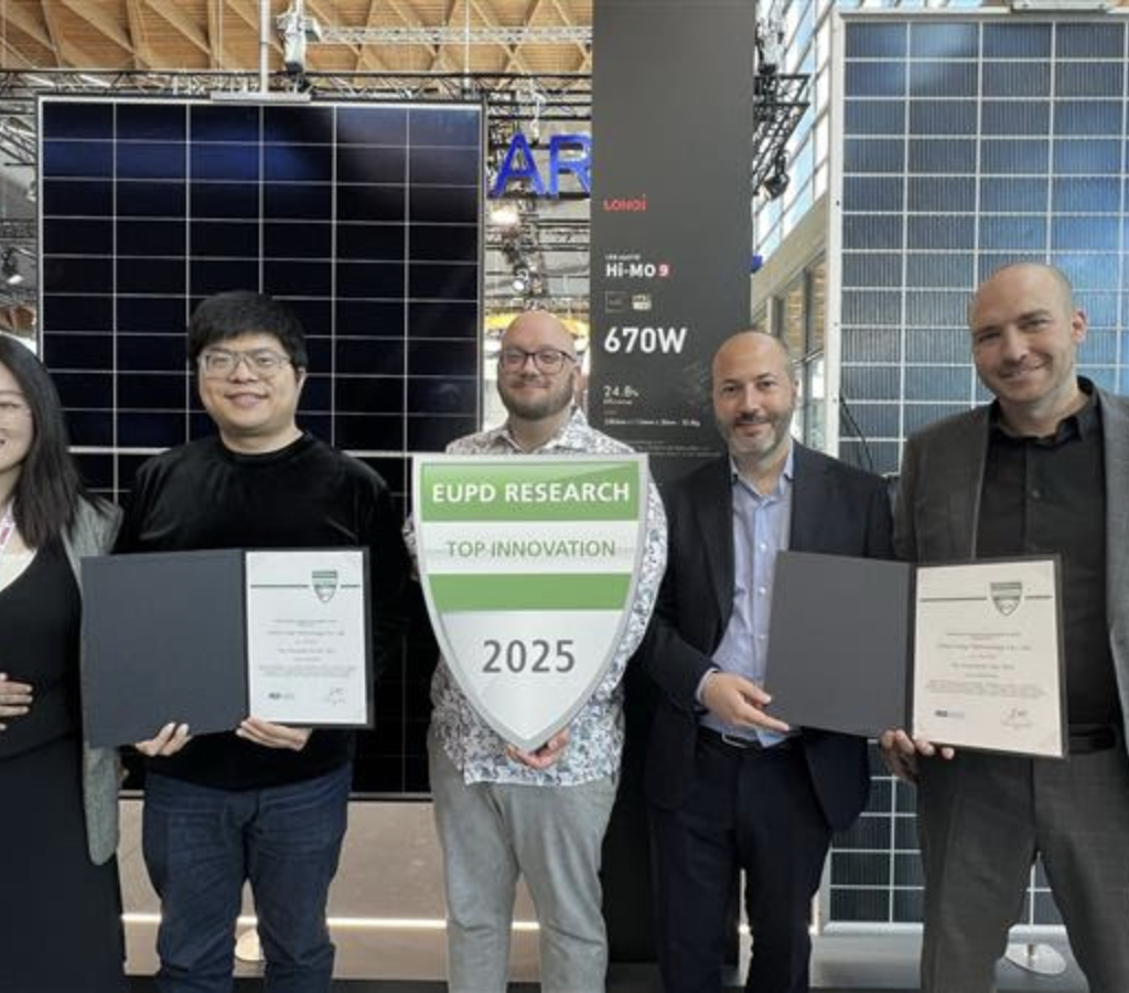 HPBC 2.0 by LONGi Wins EUPD Research Top Innovation Award for Solar Modules