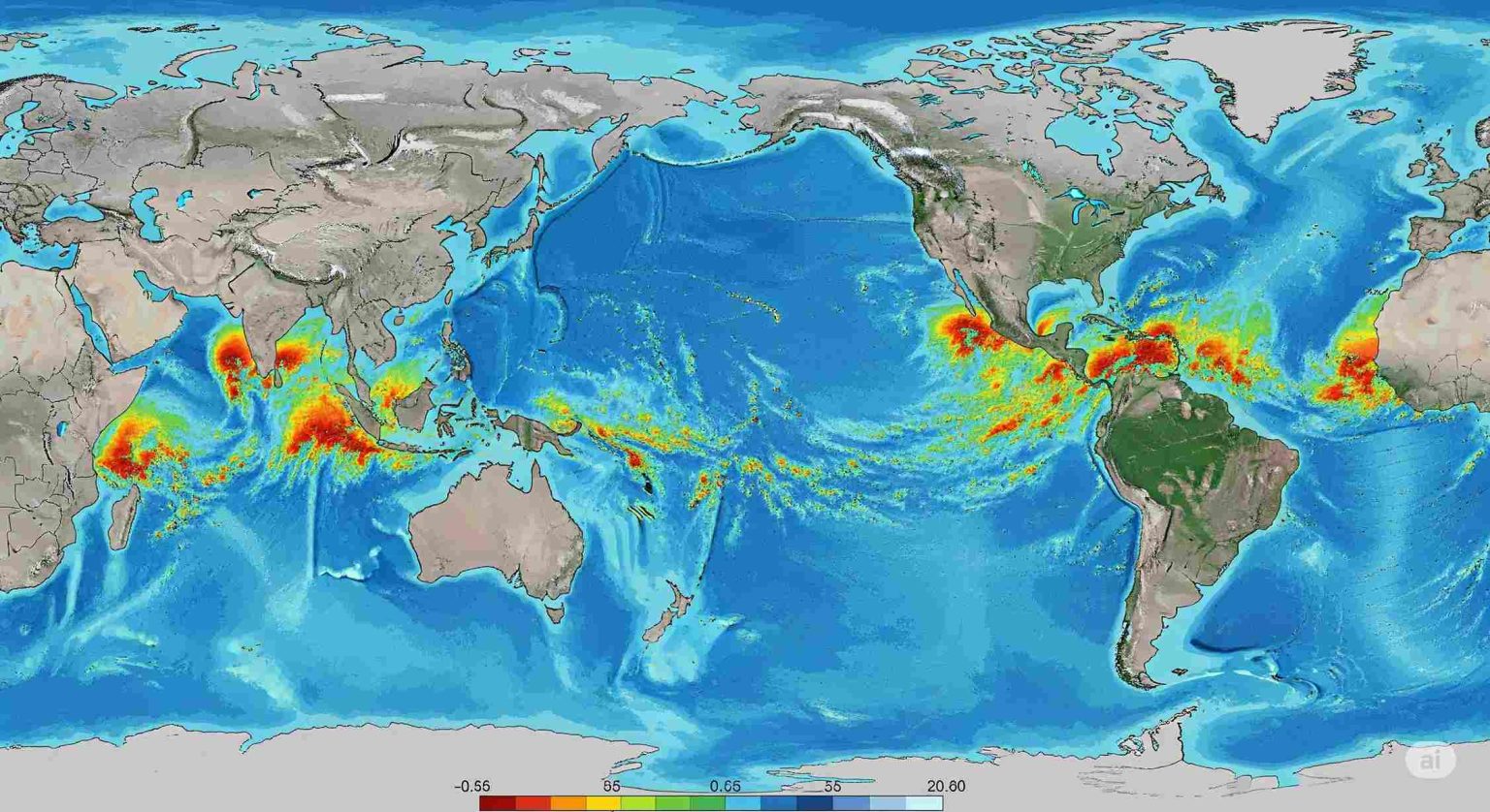 1-degree temperature rise: uneven impact in new climate model