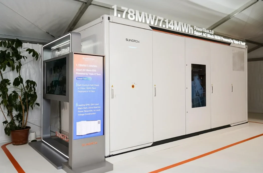 PowerTitan 3.0, Sungrow launches grid-forming BESS for utilities