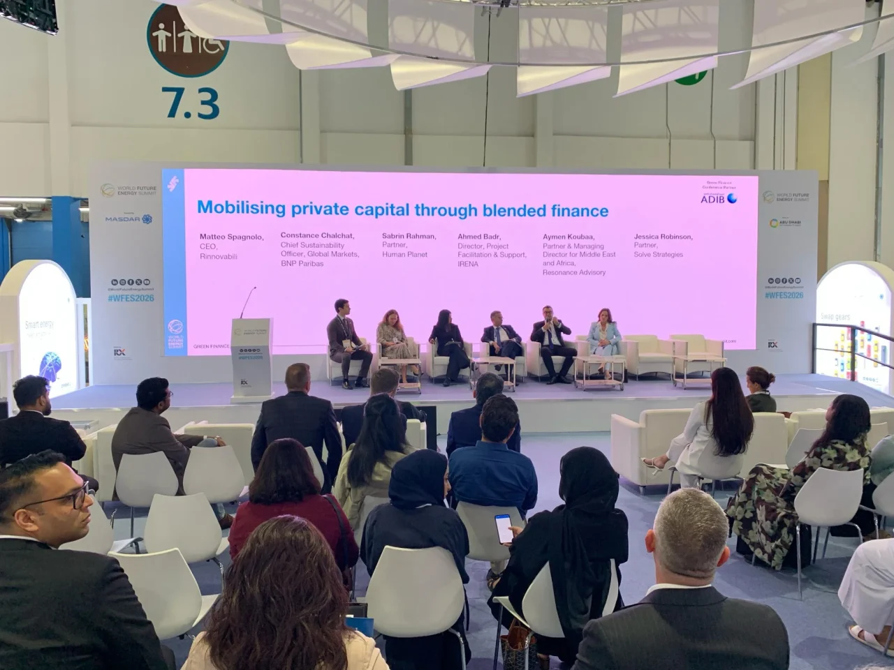 Blended finance and de-risking strategies at WFES 2026